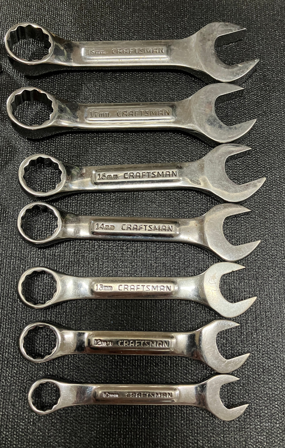 Vintage Craftsman Professional Stubby Wrench Set Bundle - 7pc SAE & 7p – Carolina Abbey Tools