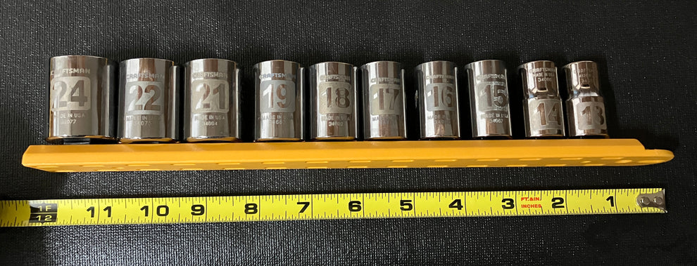 1/2” Drive Socket Rail Bundle - 5pc – Carolina Abbey Tools