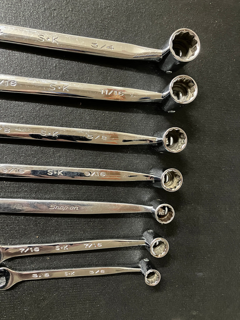 SK SAE 7pc Saltus Wrench Set 3/8” To 3/4” USA – Carolina Abbey Tools