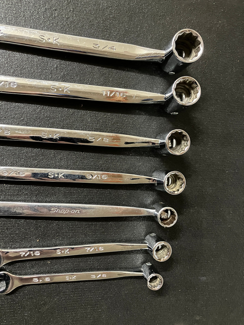 SK SAE 7pc Saltus Wrench Set 3/8” To 3/4” USA – Carolina Abbey Tools